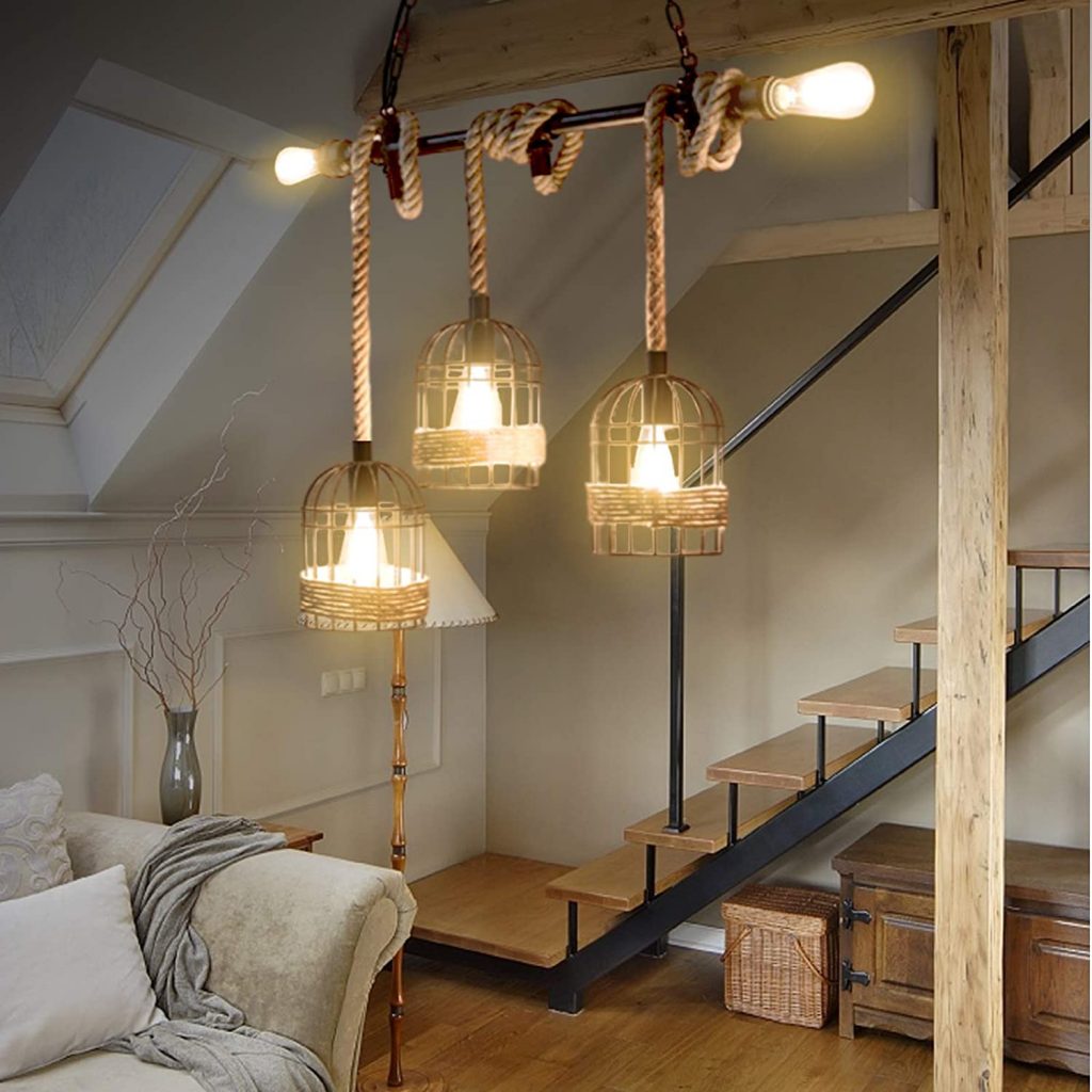 Lámparas de techo estilo rústico - TODOLAMPARASDETECHO